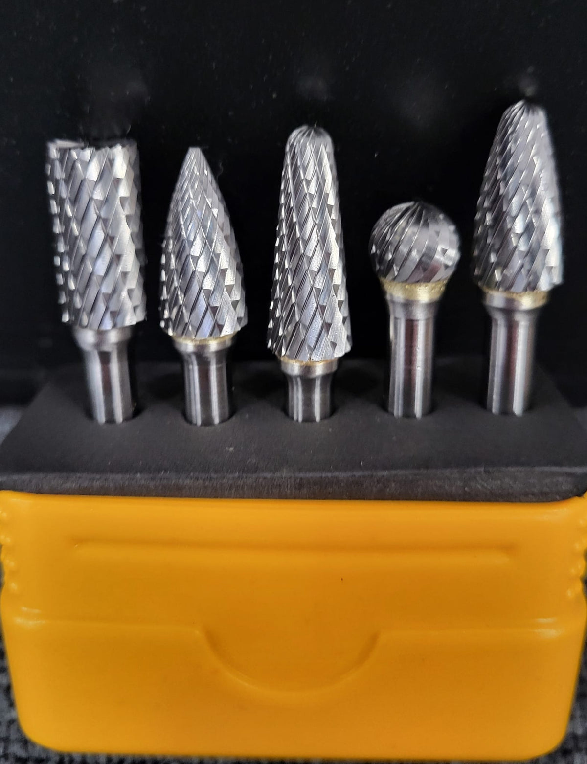 Carbide Burr Set for Hard Metals | 5-Piece Kit | 6mm Shank