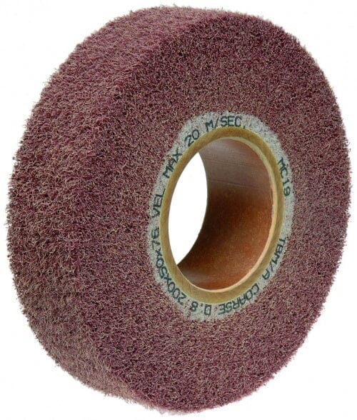 Non-Woven Flap Wheels for Bench Grinders | 150–200mm | Satin Finish